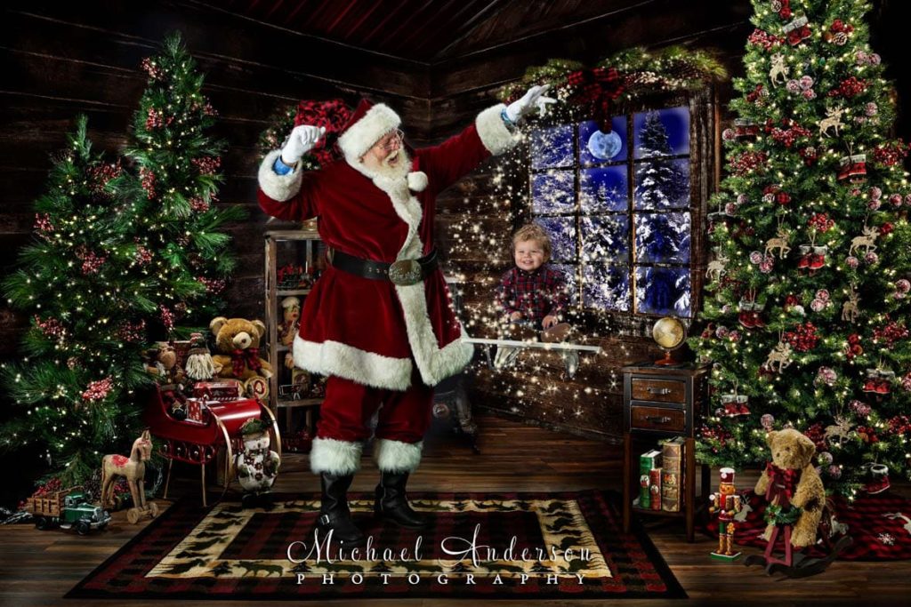 Adorable-one-year-old-boy-takes-a-ride-on-Santas-magic-sled-at-The-Best ...